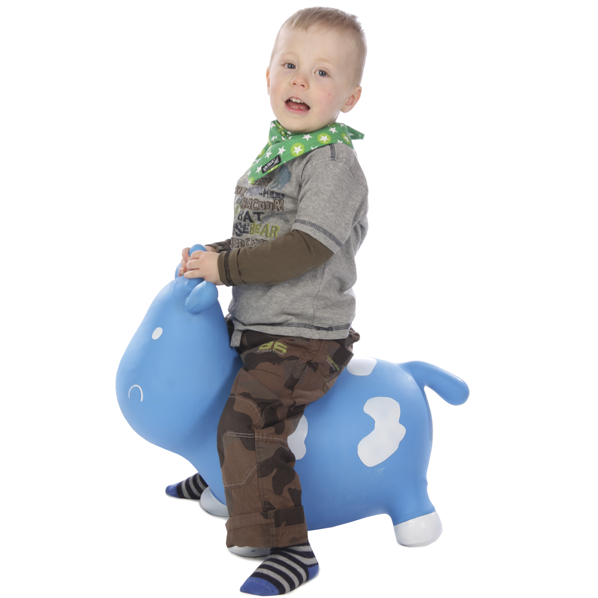 Animal Hopper Blue Cow | Kidzz Farm Jumping Animals
