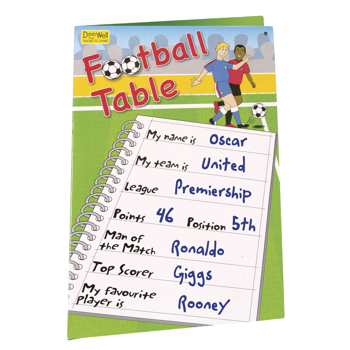 Magnetic Football Chart | Fiesta Crafts | Football Theme