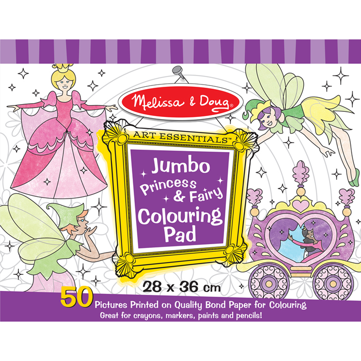 Jumbo Pads - Princess & Fairy | Melissa & Doug