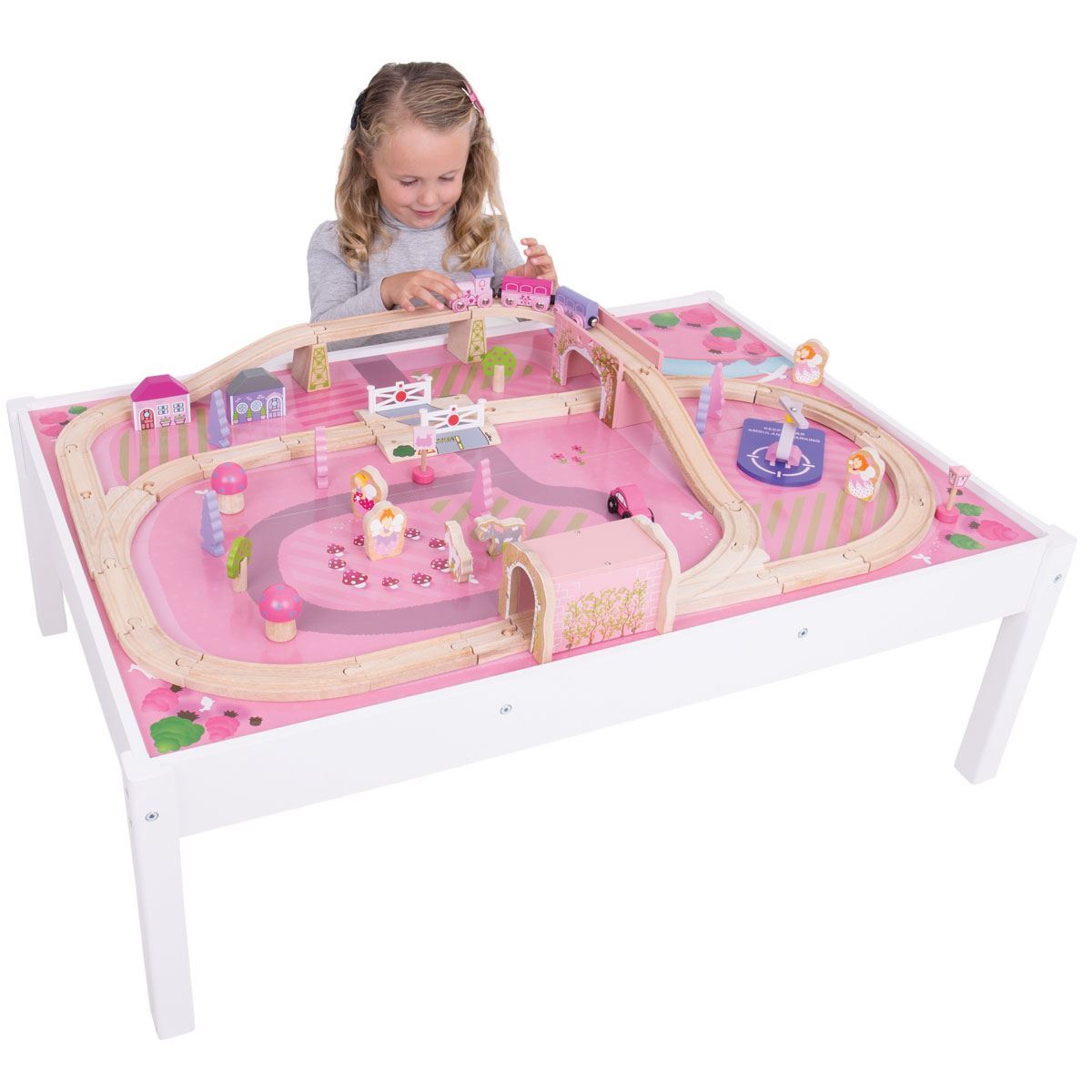 Magical Fairy Train Set & Table | Wooden Train Sets