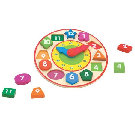 Wooden Shape Sorting Clock | Melissa & Doug | Mulberry Bush