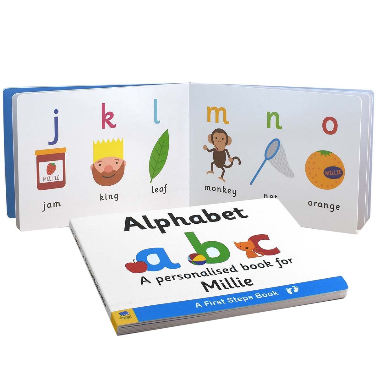 First Steps Alphabet Personalised Board Book | Personalised Books