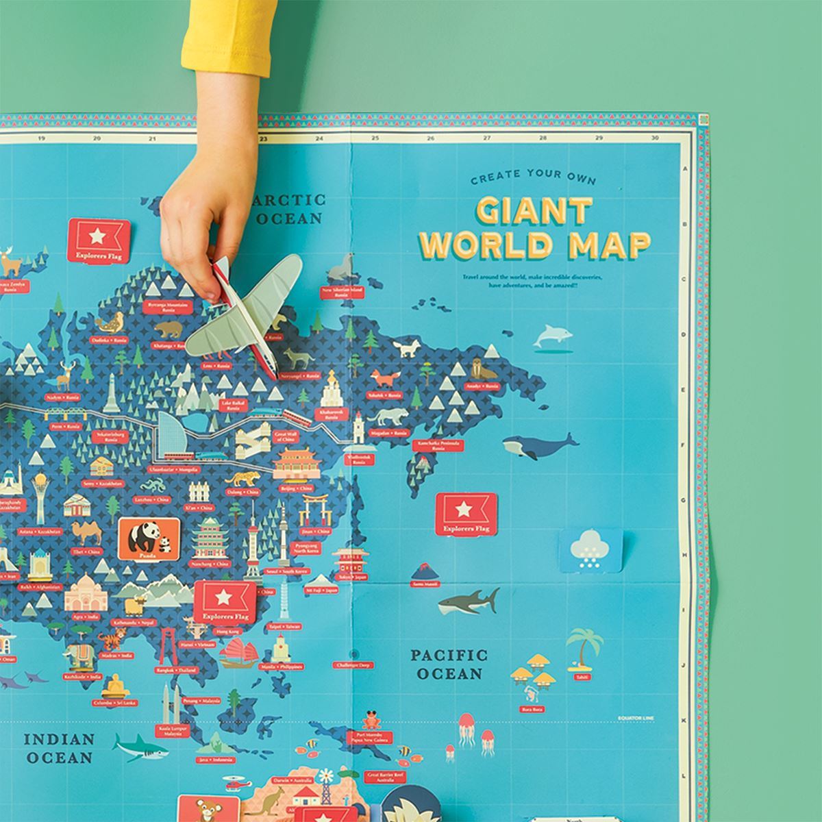 Create Your Own Giant World Map | History & Geography