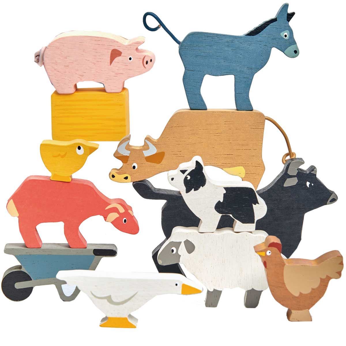 Stacking Farmyard | Tender Leaf Toys | Farm & Animals