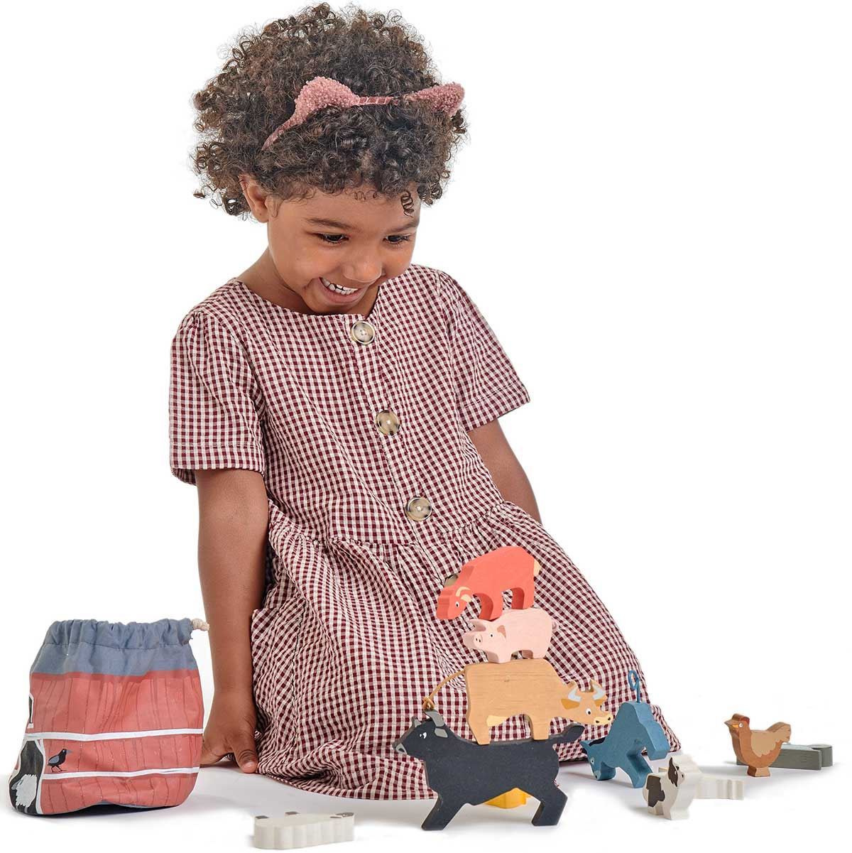 Stacking Farmyard | Tender Leaf Toys | Farm & Animals