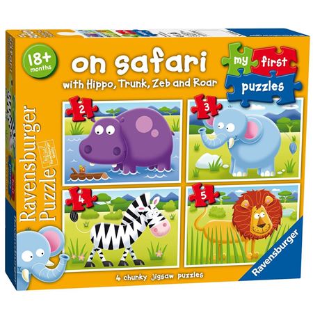 Wooden Safari Cube Puzzle | Bigjigs (BJ512) | First Puzzles