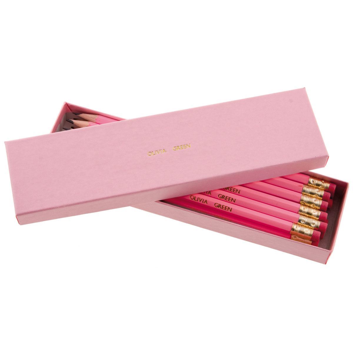 Box of Named HB Pencils | Personalised Pencils