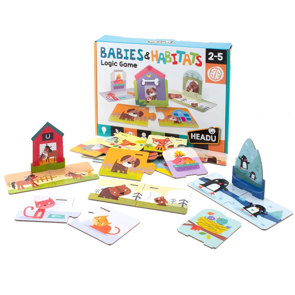 Babies & Habitats | Headu | First Puzzles | Mulberry Bush
