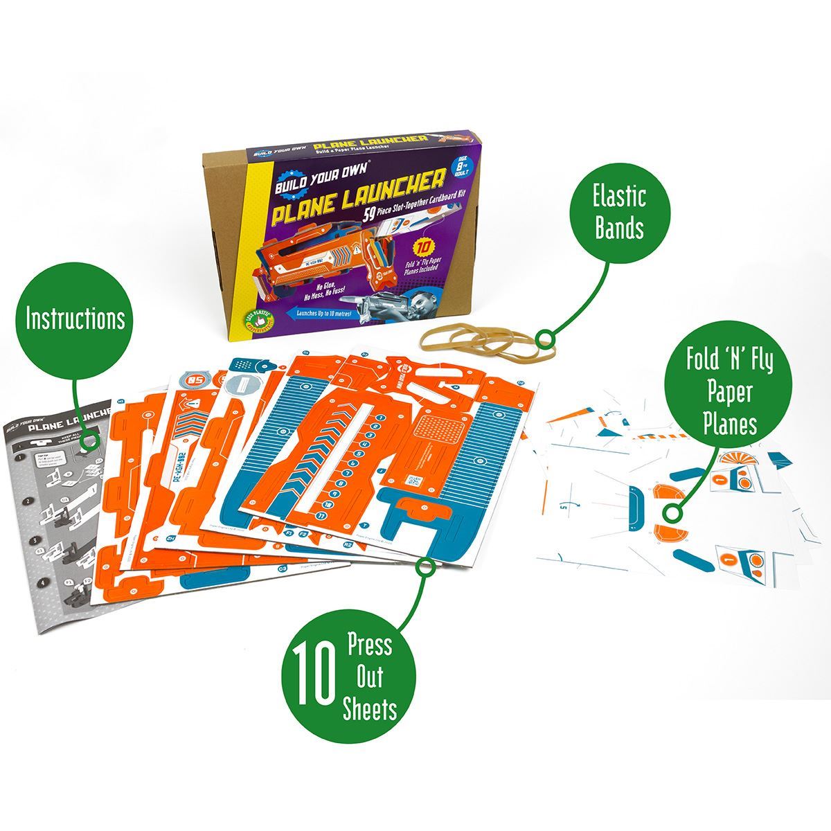 Build Your Own Plane Launcher Kit | Paper Engine | Make & Do