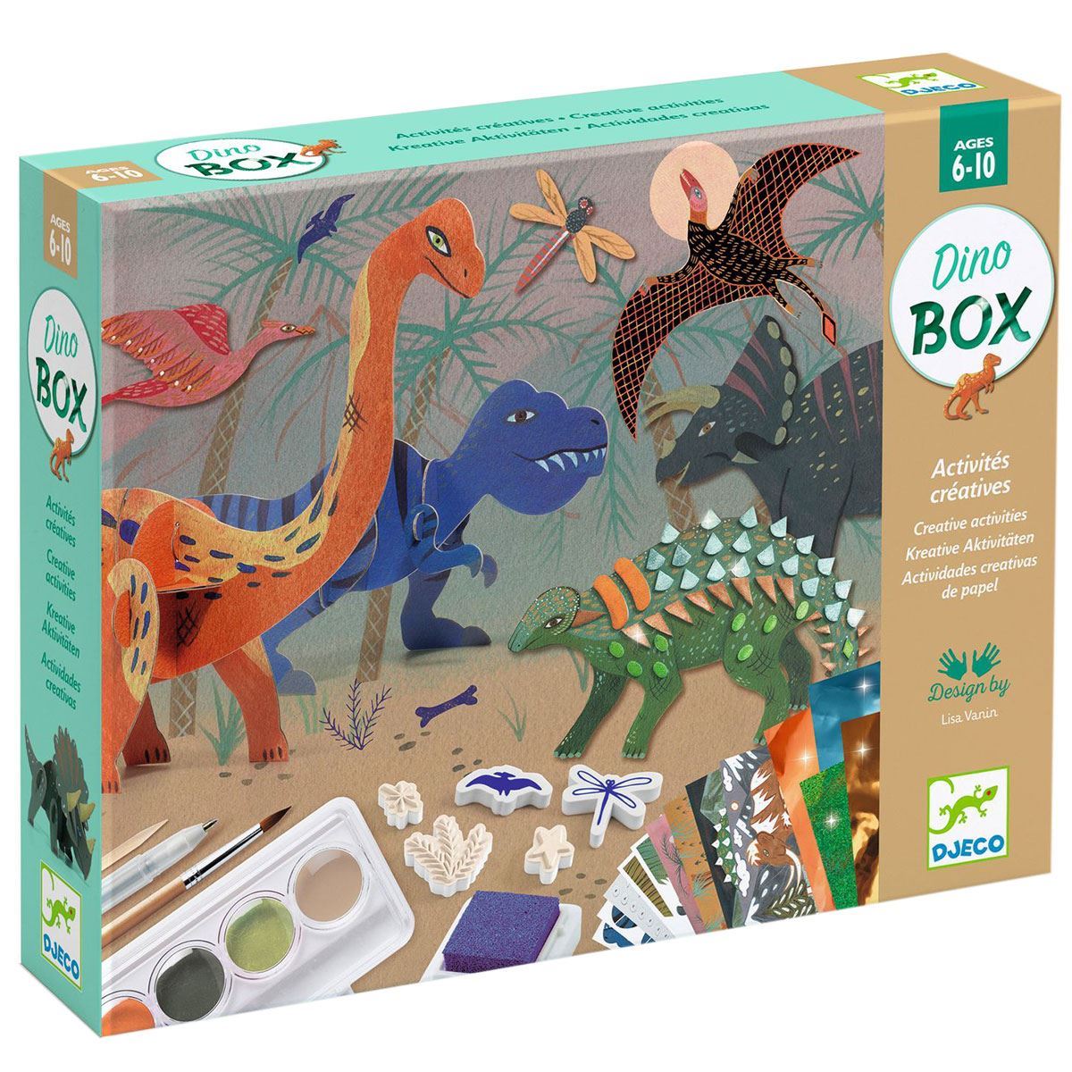 Dinosaur Activity Box | Djeco | Make & Do | Mulberry Bush