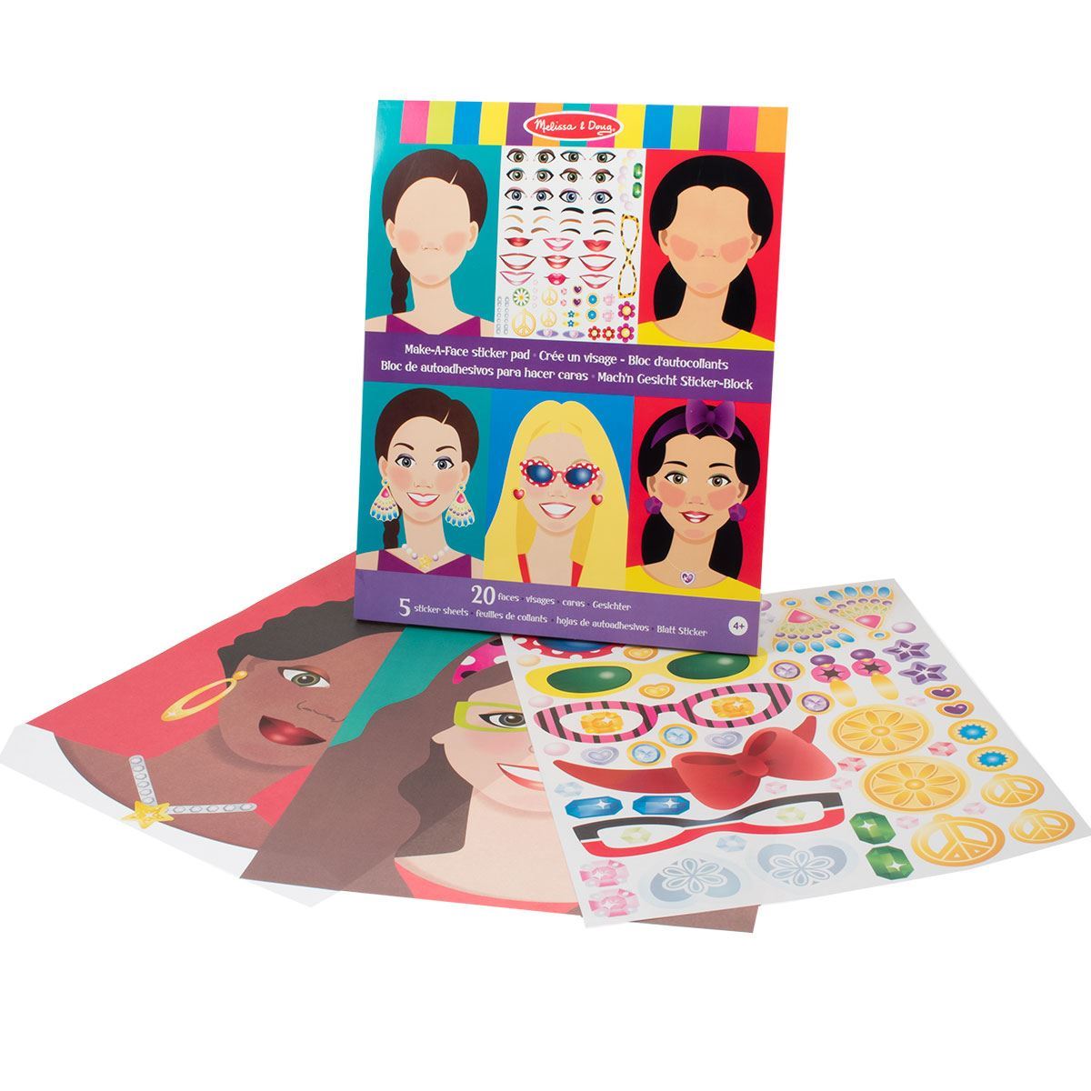 Make a Face Sticker Pad | Melissa & Doug | Make & Do