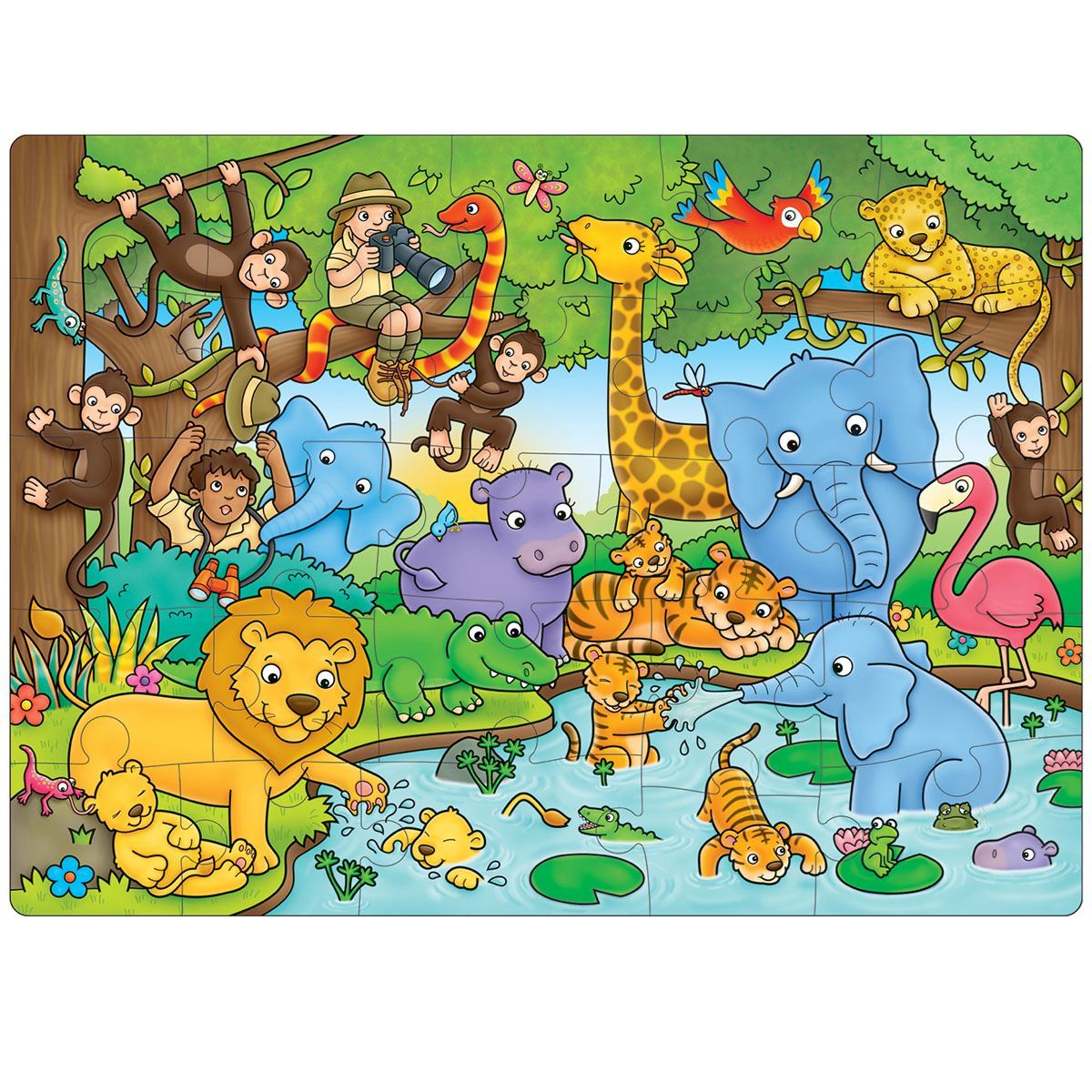 Who's in the Jungle Puzzle | Orchard Toys | Jigsaw Puzzles
