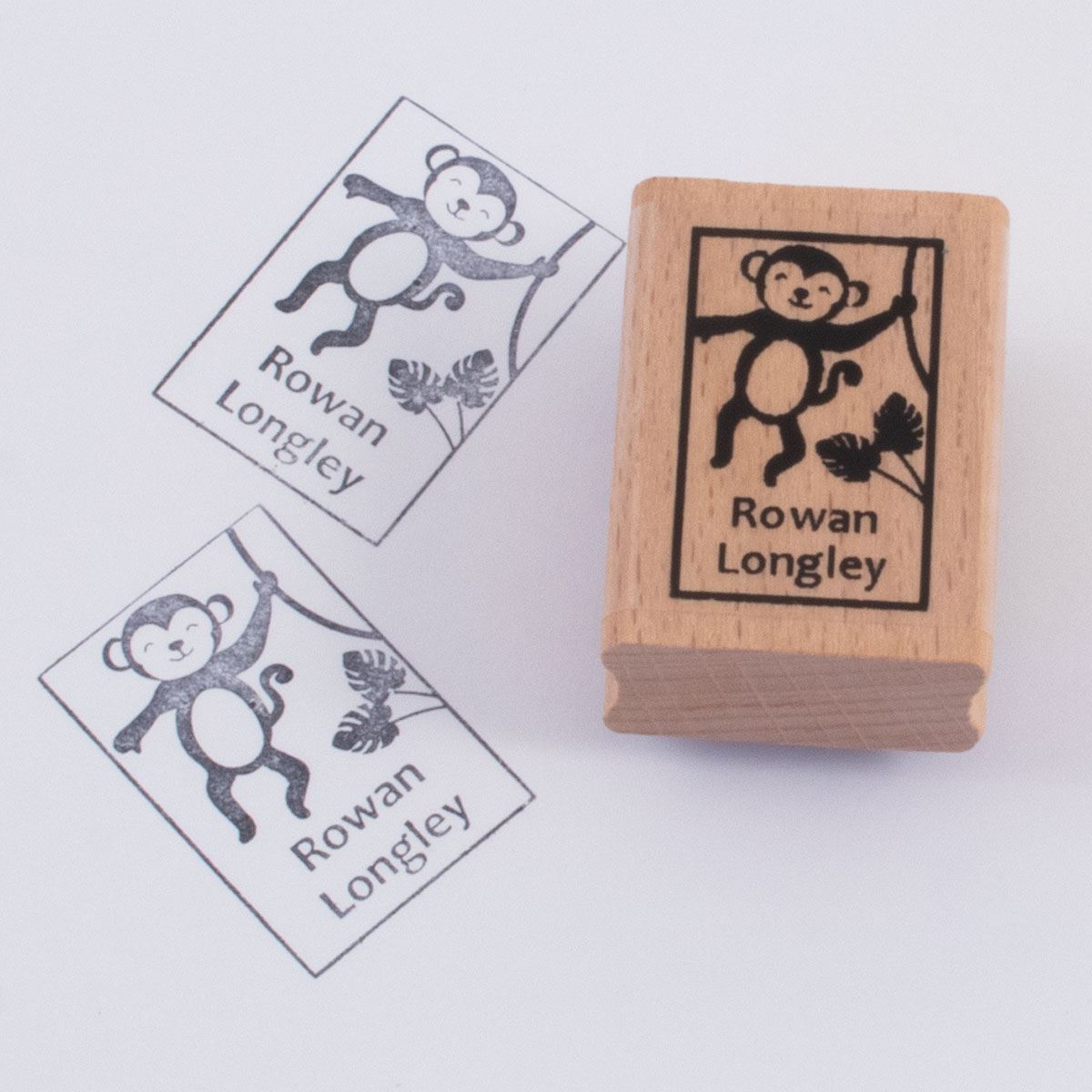 Named Rubber Stamp - Cheeky Monkey | Mulberry Bush